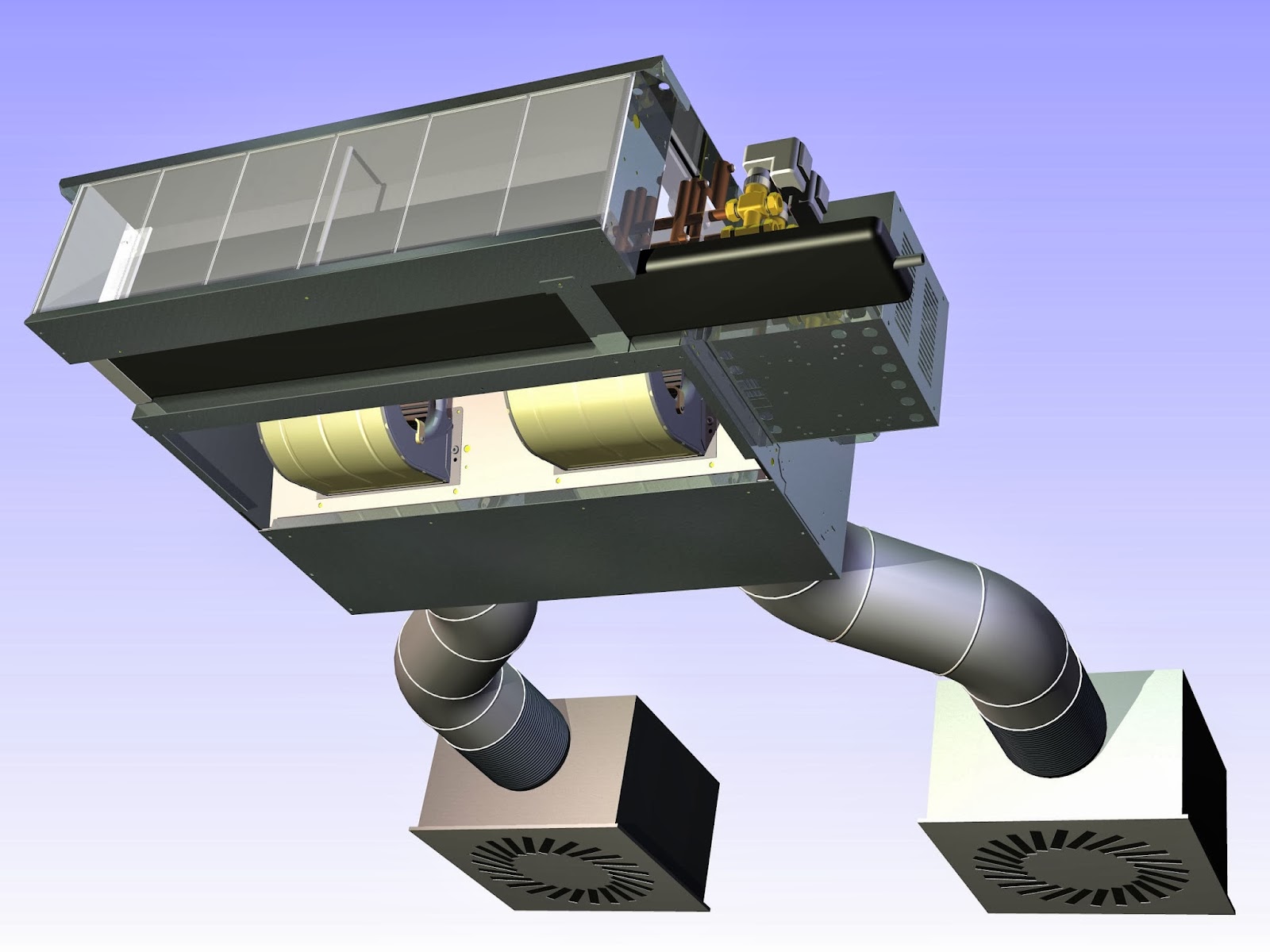 Fancoil (Air/Water) Unit And Induction Diffuser - HVAC-R & Solar ...
